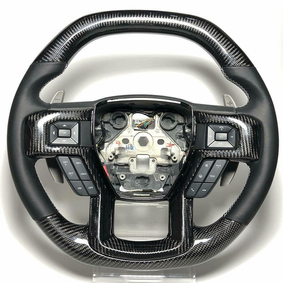Ford Raptor Steering Wheel - CUSTOM , CARBON, LEATHER or ALCANTARA ...