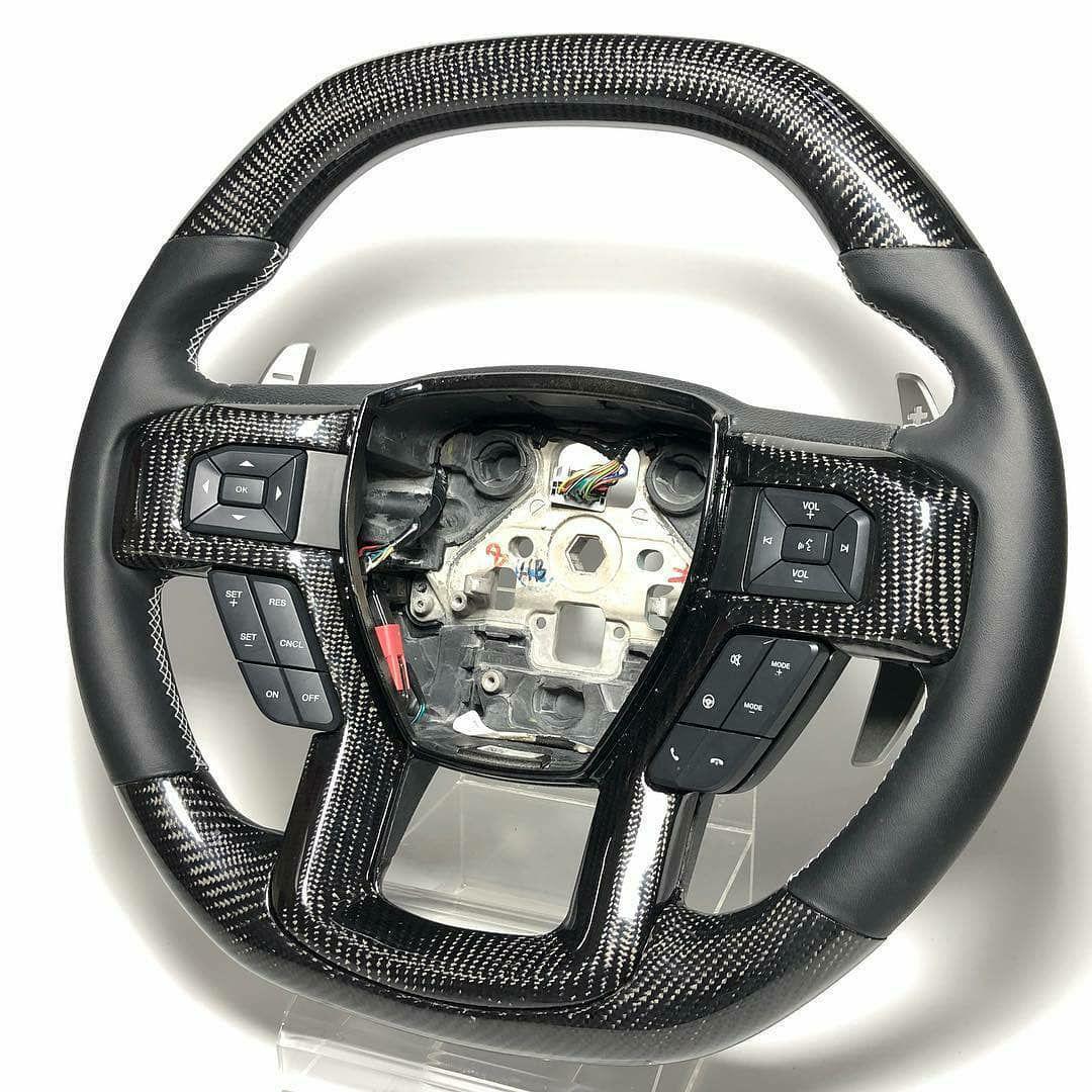 Ford Raptor Steering Wheel - CUSTOM , CARBON, LEATHER or ALCANTARA ...